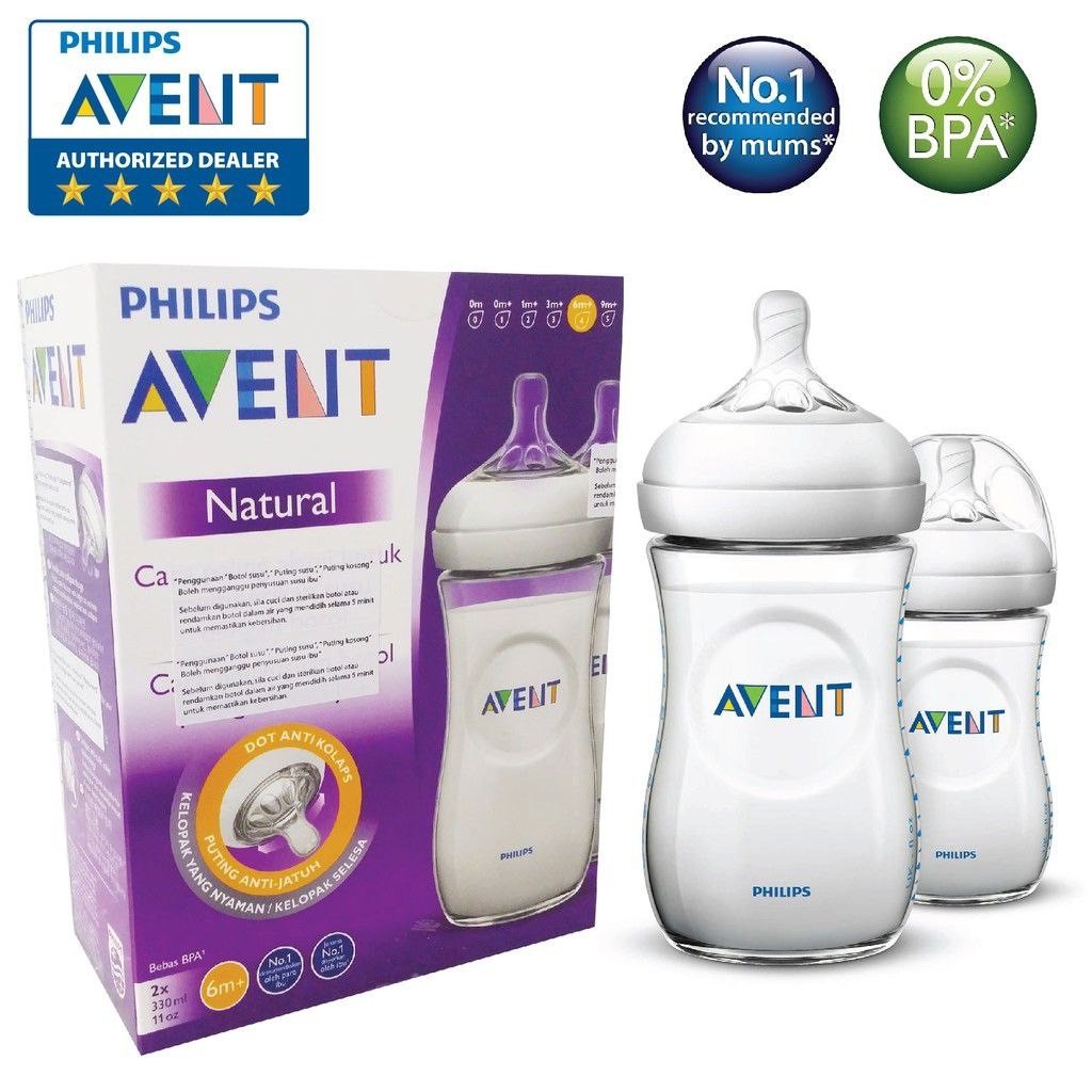 PHILIPS AVENT Bottle Natural (330ml)TWIN PACK | Shopee Malaysia