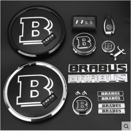 Mercedes-benz BENZ Modified Brabus Car Label Sticker Tail Label ...
