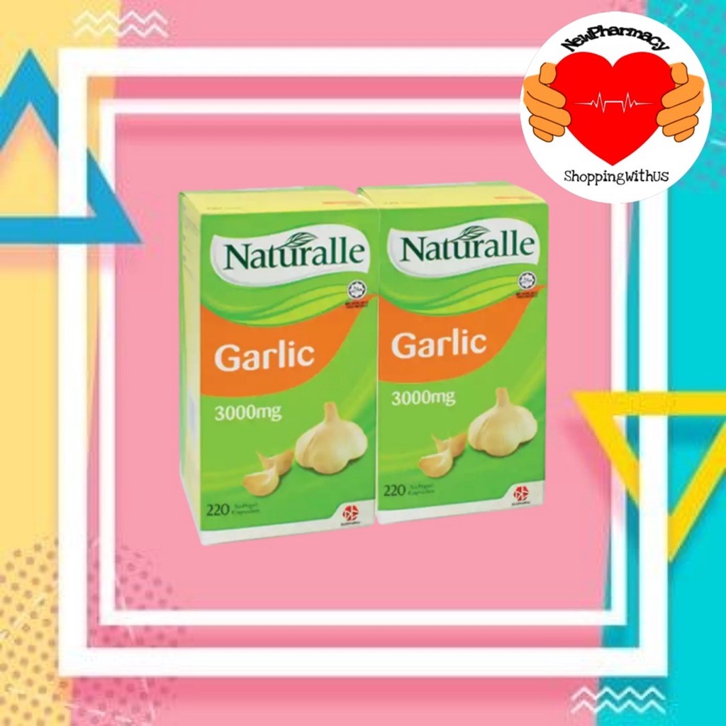Naturalle Garlic 3000mg 220's x 2 (Exp-12/2025) | Shopee Malaysia