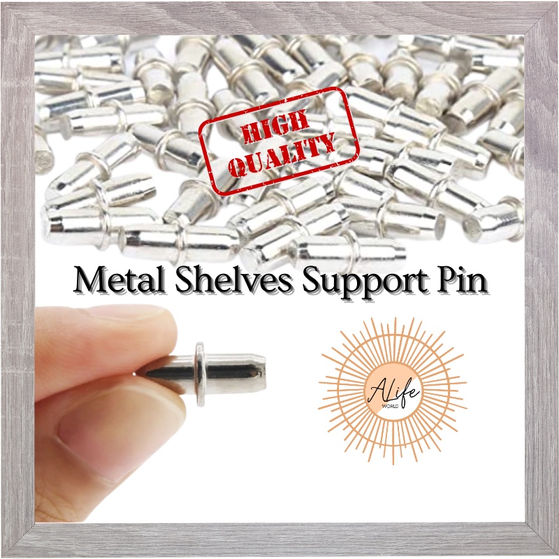 ALife 50pcs Shelves Support Pin Shelf Support Nut Pin Cabinet Wadrobe ...