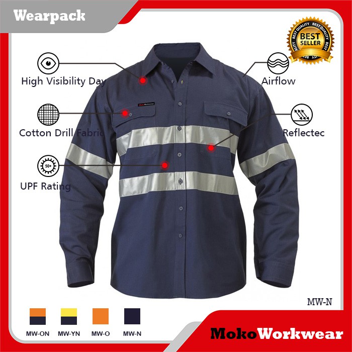 SAFETY WORK CLOTHES / FIELD WEARPACK UNIFORM Wearpack Coverall Safety ...