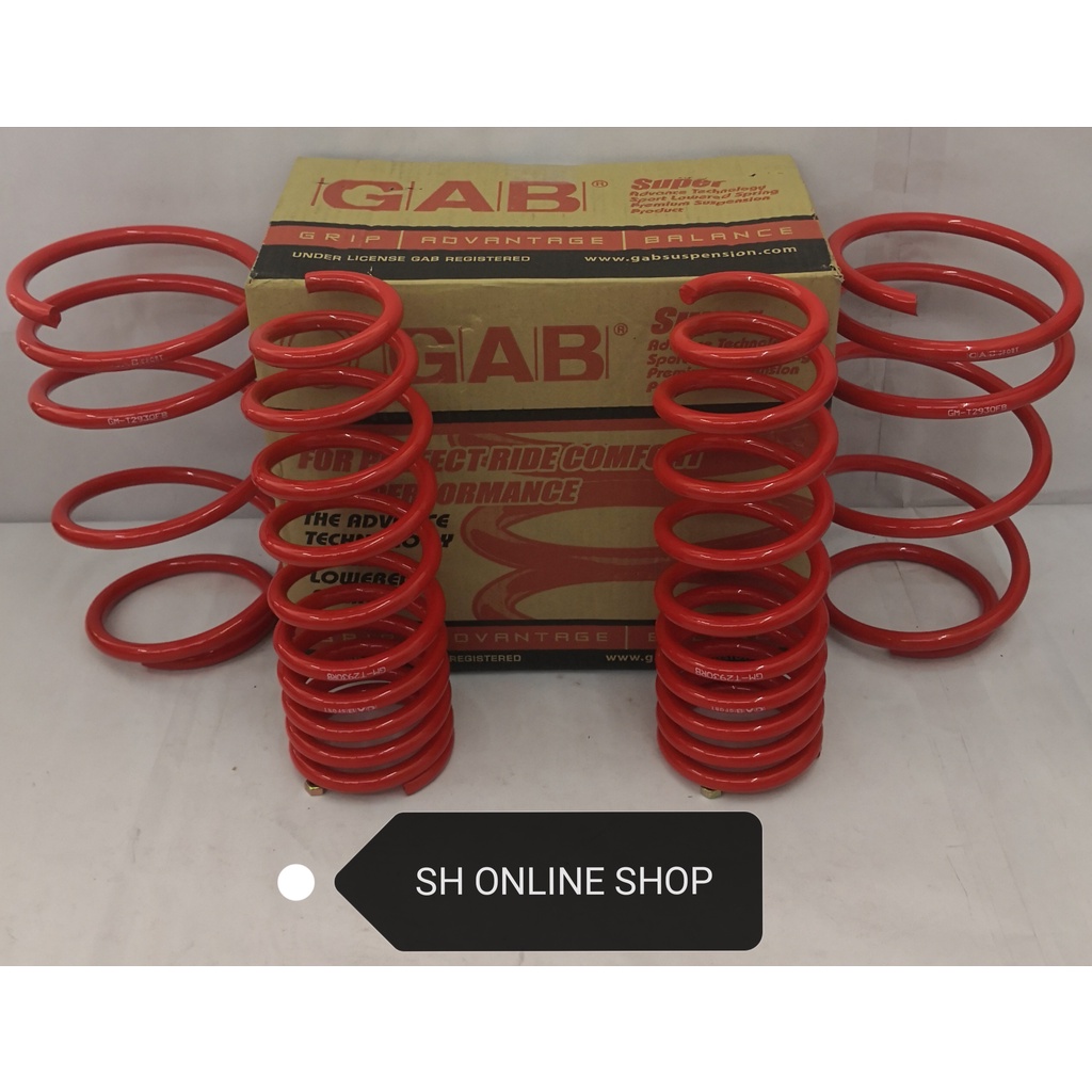 GAB Sport Coil Spring for Toyota Wish ZNE10 1.8 (2WD) 2003-2007 Year ...