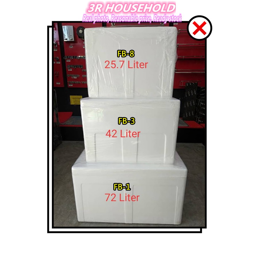 Fish box/Polystyrene box/Storage box/Kotak Kabus/Ice Box/Cooler Box ...
