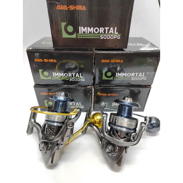 ((NEW)) AWA SHIMA IMMORTAL SPINNING REEL | Shopee Malaysia
