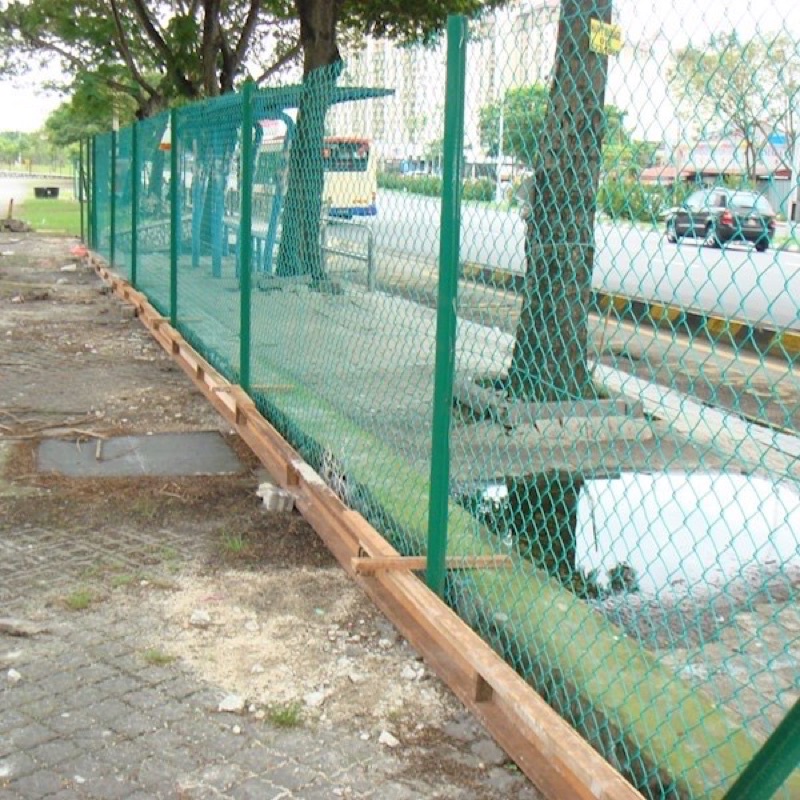 [12 Meter] 10G Chain Link PVC Fence Fencing Pagar 2.5inci kotak /Dawai ...