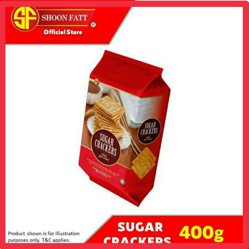 Shoon Fatt - 400g Sugar Crackers biskut gula /roti gula cookies ...