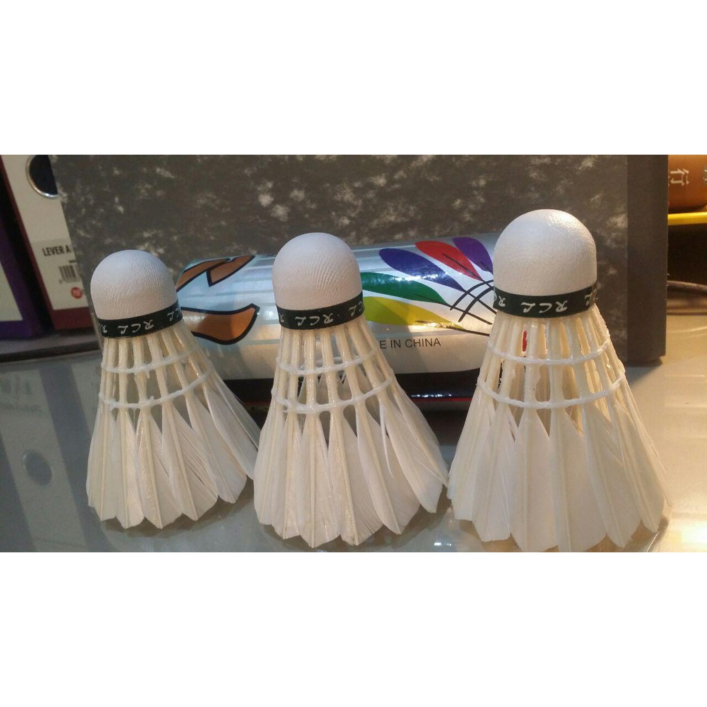 used Badminton Shuttlecock (RCL) 3 pcs Pack | Shopee Malaysia