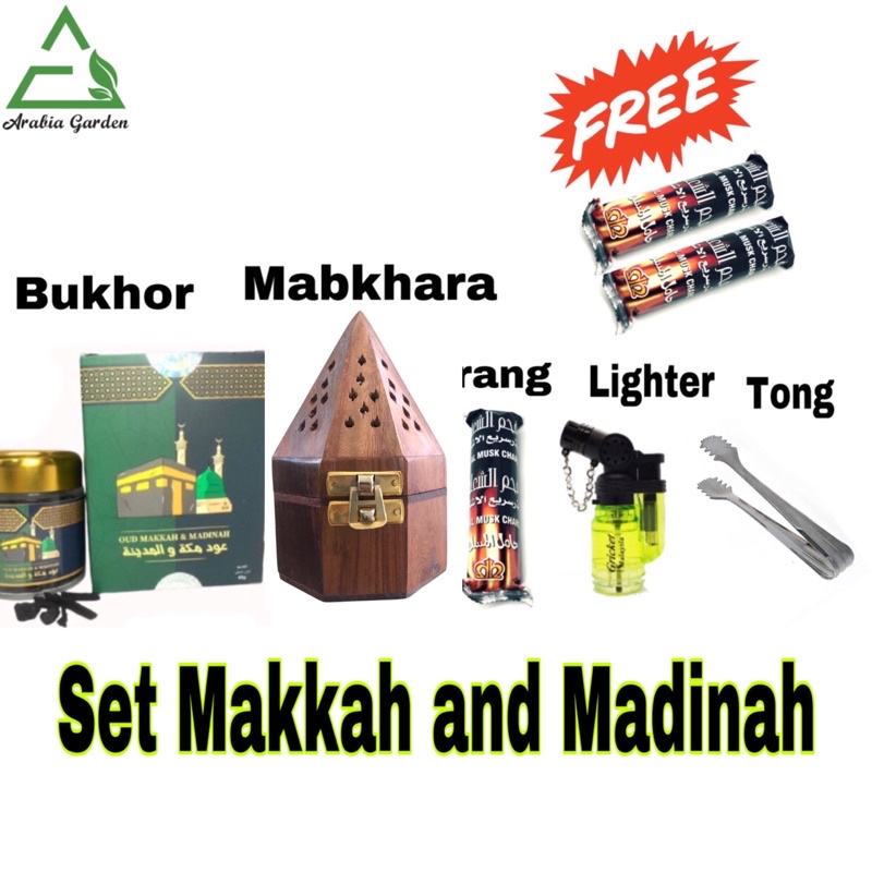 Set Bukhoor Makkah and Madinah / Bukhoor set Murah | Shopee Malaysia