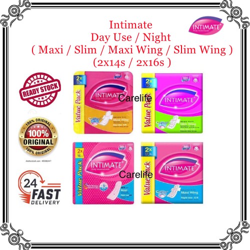 (Ship 24Hrs)🌈Intimate Day Use / Night Use ( Maxi / Slim / Maxi Wing ...