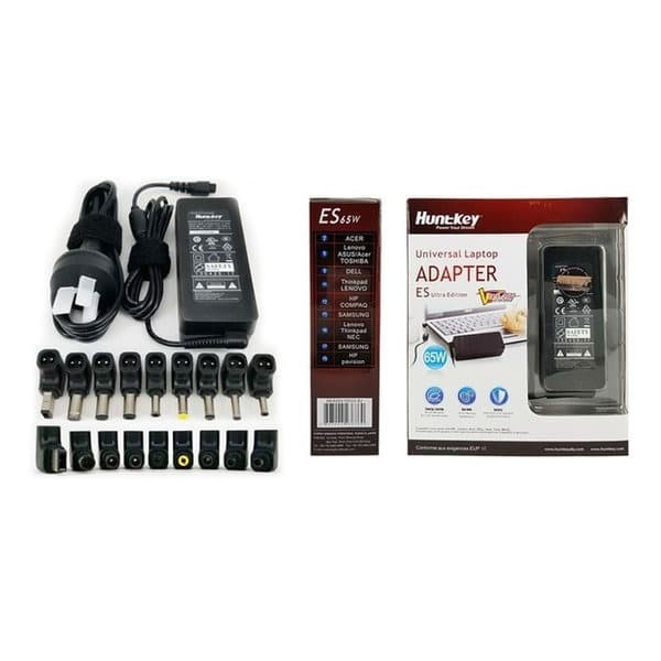 Huntkey Universal Laptop Adapter 65W Notebook Adapter | Shopee Malaysia