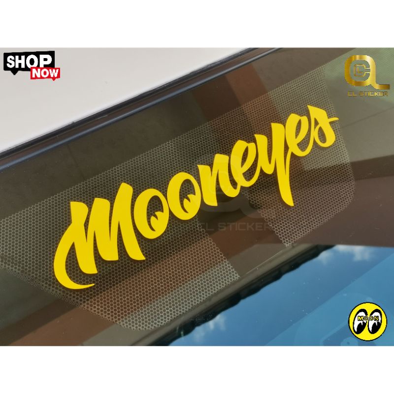 Mooneyes Logo Vinyl Cutting Sticker | Shopee Malaysia