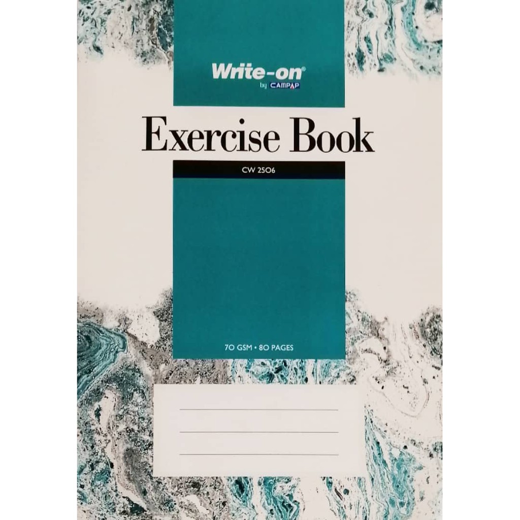 Campap Write On A4 Long Exercise Book 70gsm - 80pgs 100pgs 120pgs ...