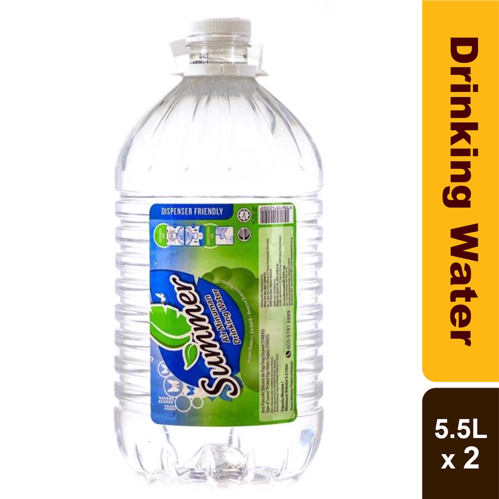 Summer Drinking Water Carton 5.5Lx2 | Shopee Malaysia
