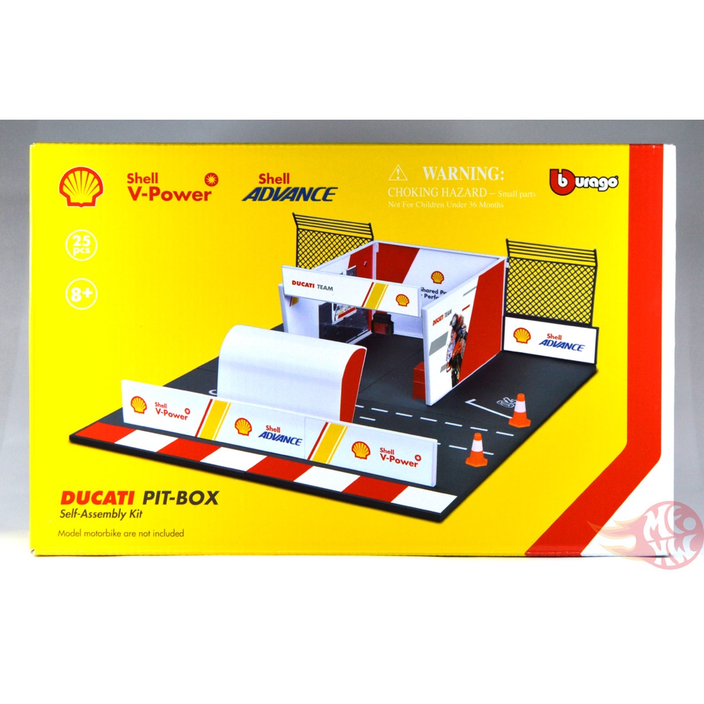 Ducati Pitbox - BBurago Shell V-Power X Ducati Performance | Shopee ...
