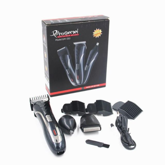 🔥Ready Stock🔥 Progemei Gm 593 3 in one professional hair trimmer ...