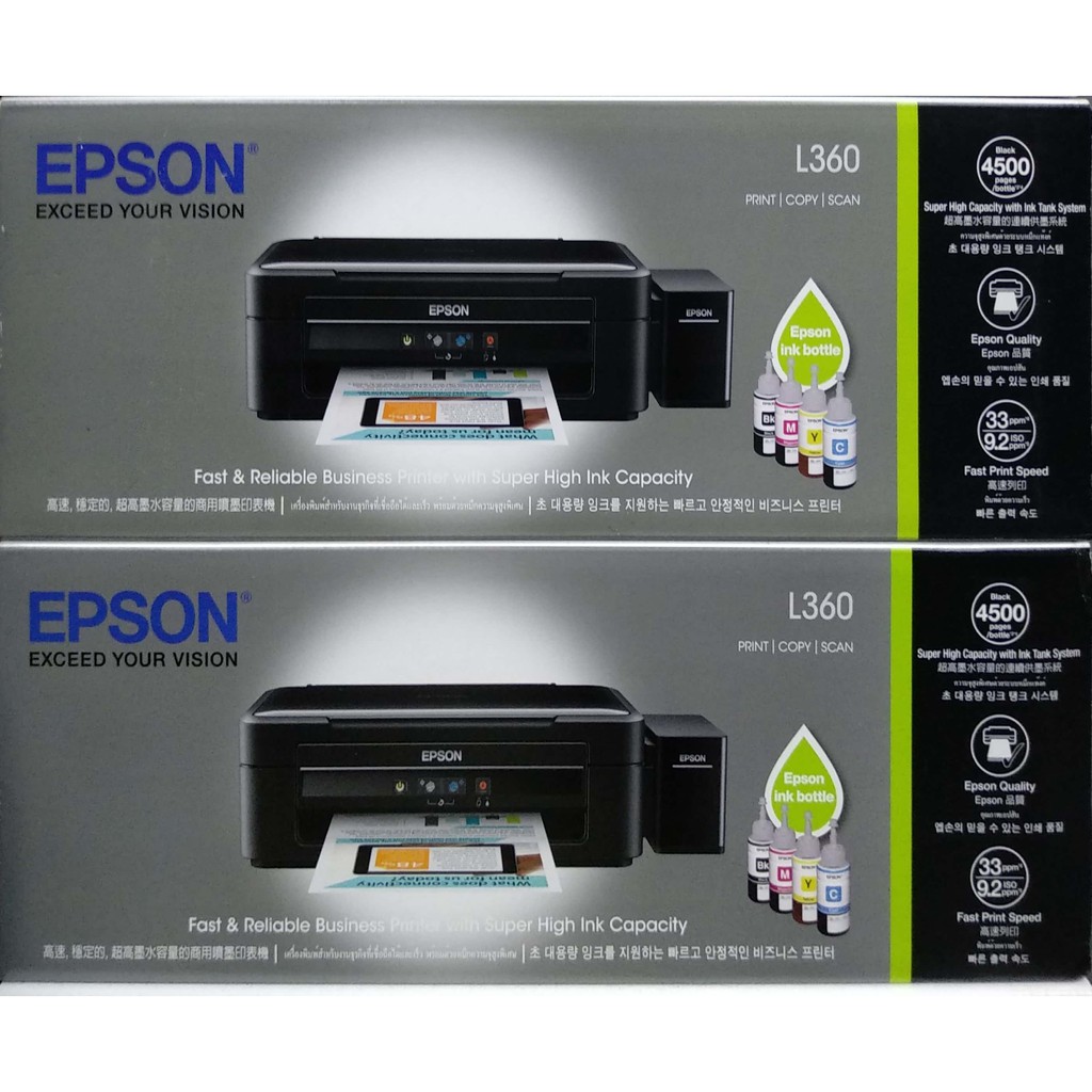 Epson L360 All-in-One Ink Tank Printer | Shopee Malaysia