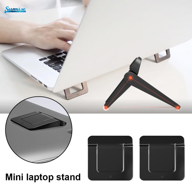 2Pcs Foldable Mini Laptop Self-adhesive Cooling Stand/ Portable ...