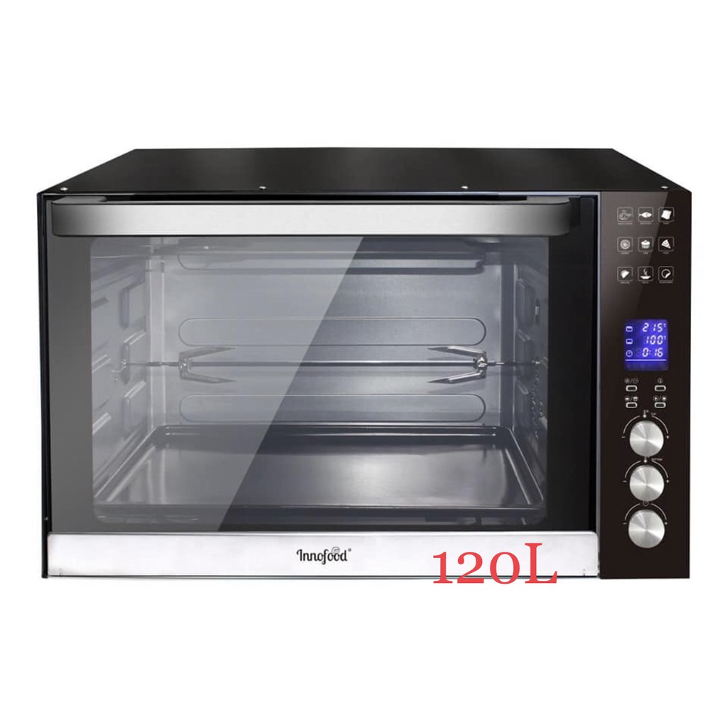 INNOFOOD Electric Oven KT-CL120B (120L) LCD Digital Display Dual ...