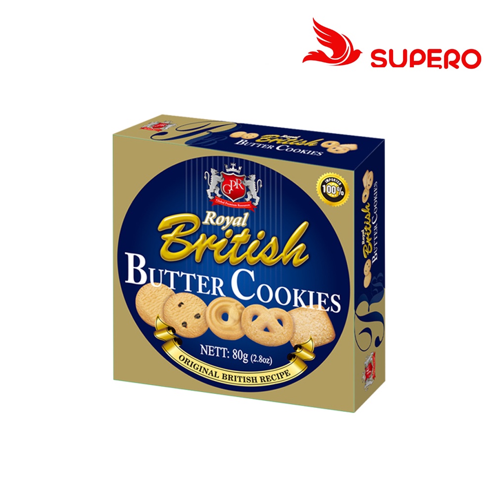 GPR ROYAL BRITISH BUTTER COOKIES 80G | Shopee Malaysia
