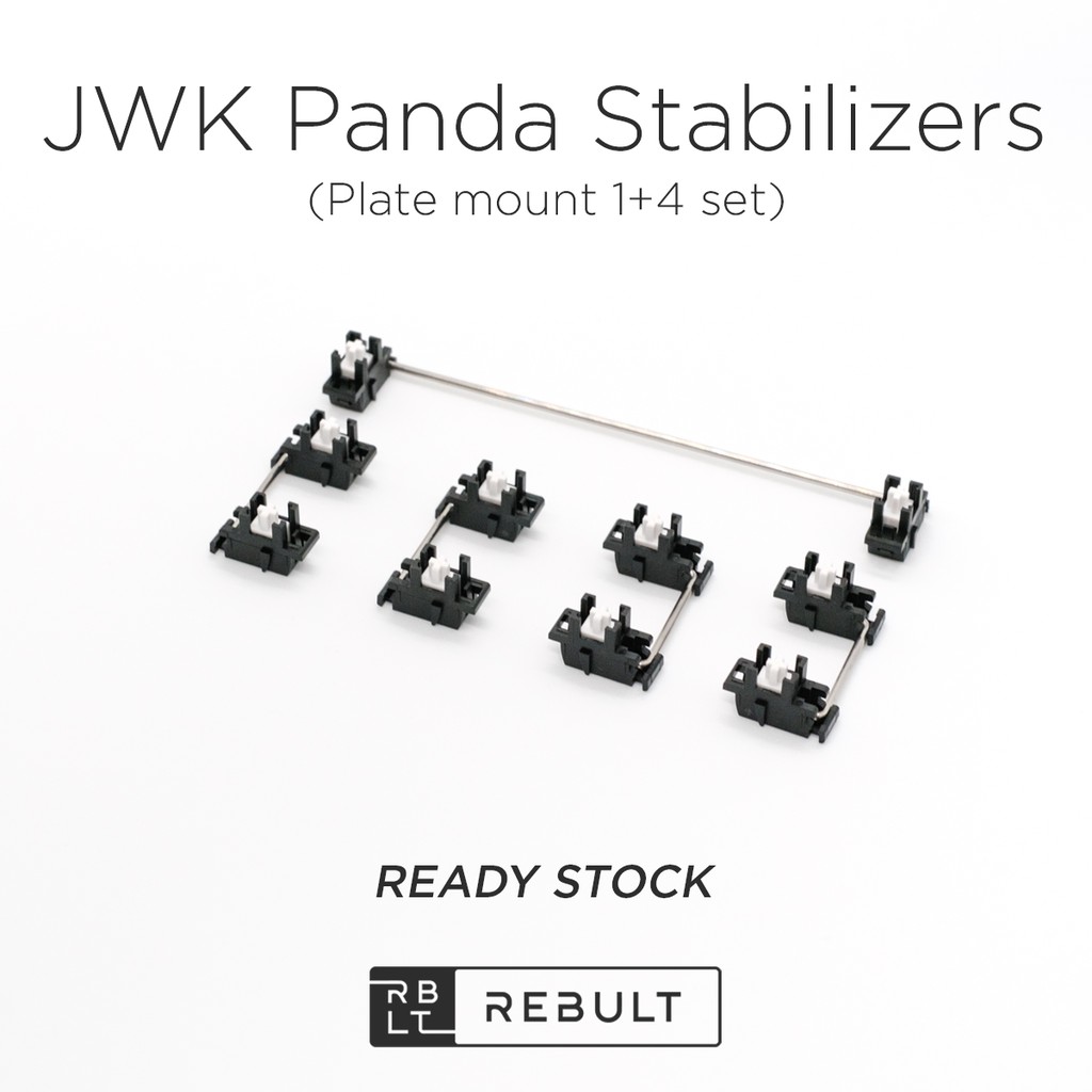 JWK Panda Plate Mounted Keyboard Stabilizers Set (Plate Mount) for ...