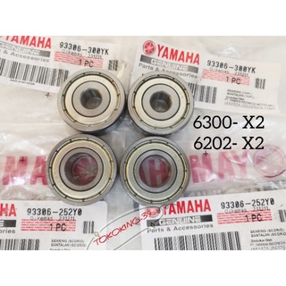 6300-6202 1SET ORIGINAL YAMAHA Y15ZR Y15 BALL BEARING TAYAR TYRE DEPAN ...