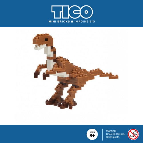 TICO Mini Bricks JURASSIC - Raptor | CLASSICAL DINOSAUR Series | TICO ...