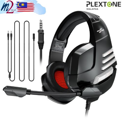 PLEXTONE G700 EXTRA BASS Noise Isolation 3.5mm Audio Jack Gaming ...