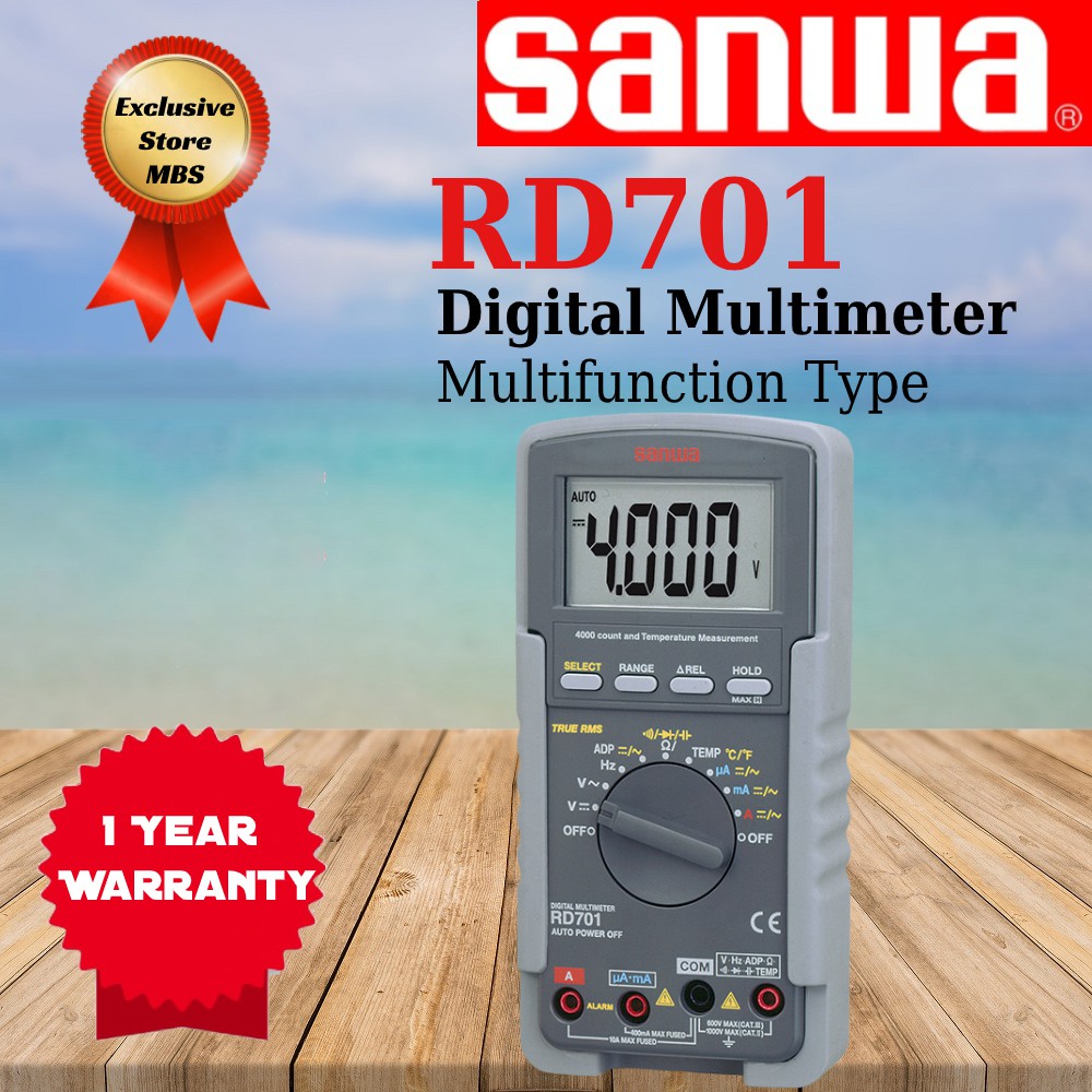 Sanwa RD701 Digital Multimeter | Shopee Malaysia