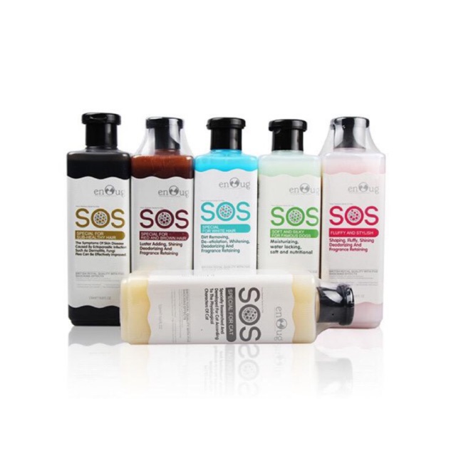 [READY STOCK] SOS enoug Pet Shampoo Dogs & Cats Shampoo 530ml | Shopee ...