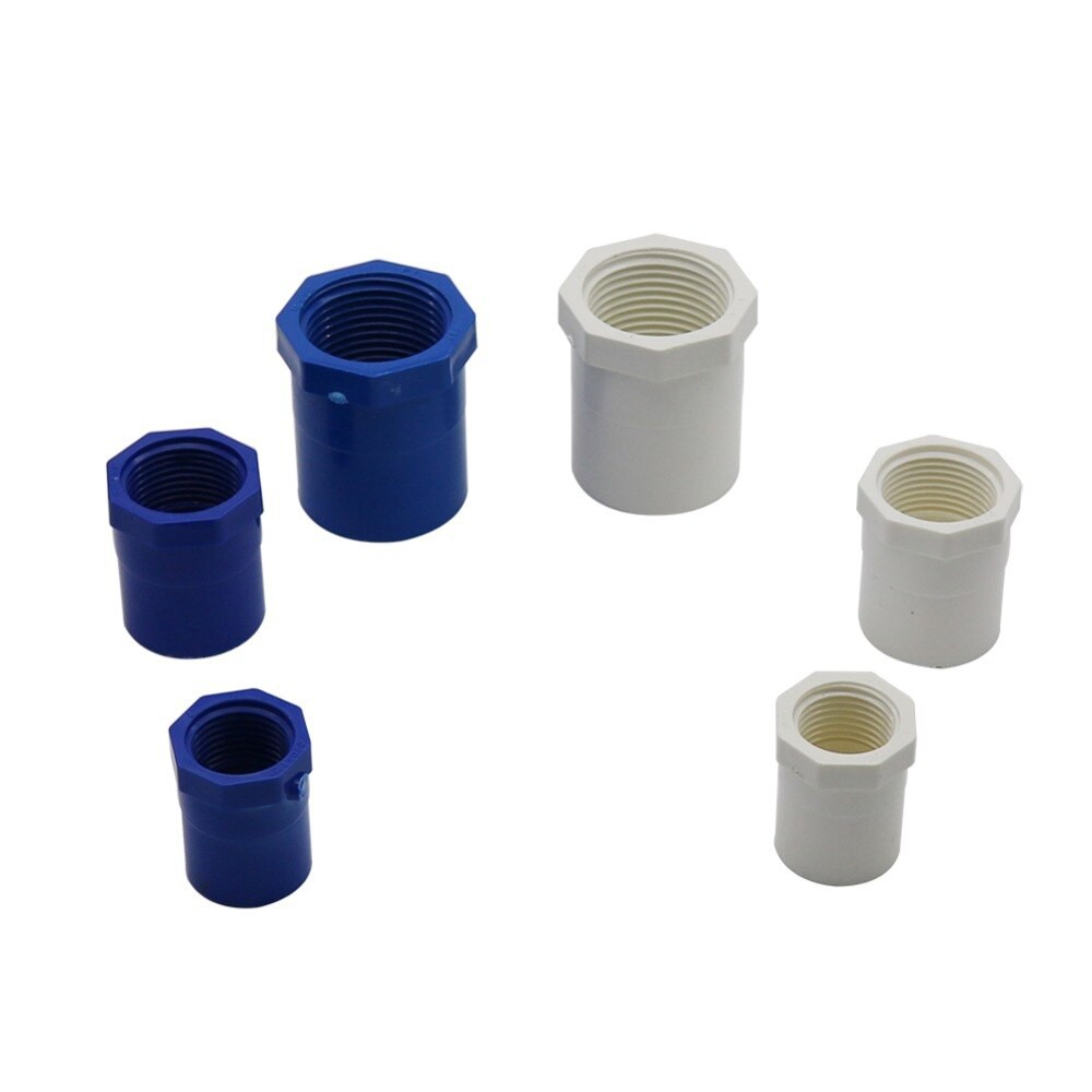 1Pc 1/2" 3/4" 1" Male/Female Thread PVC Connector Garden Watering ...