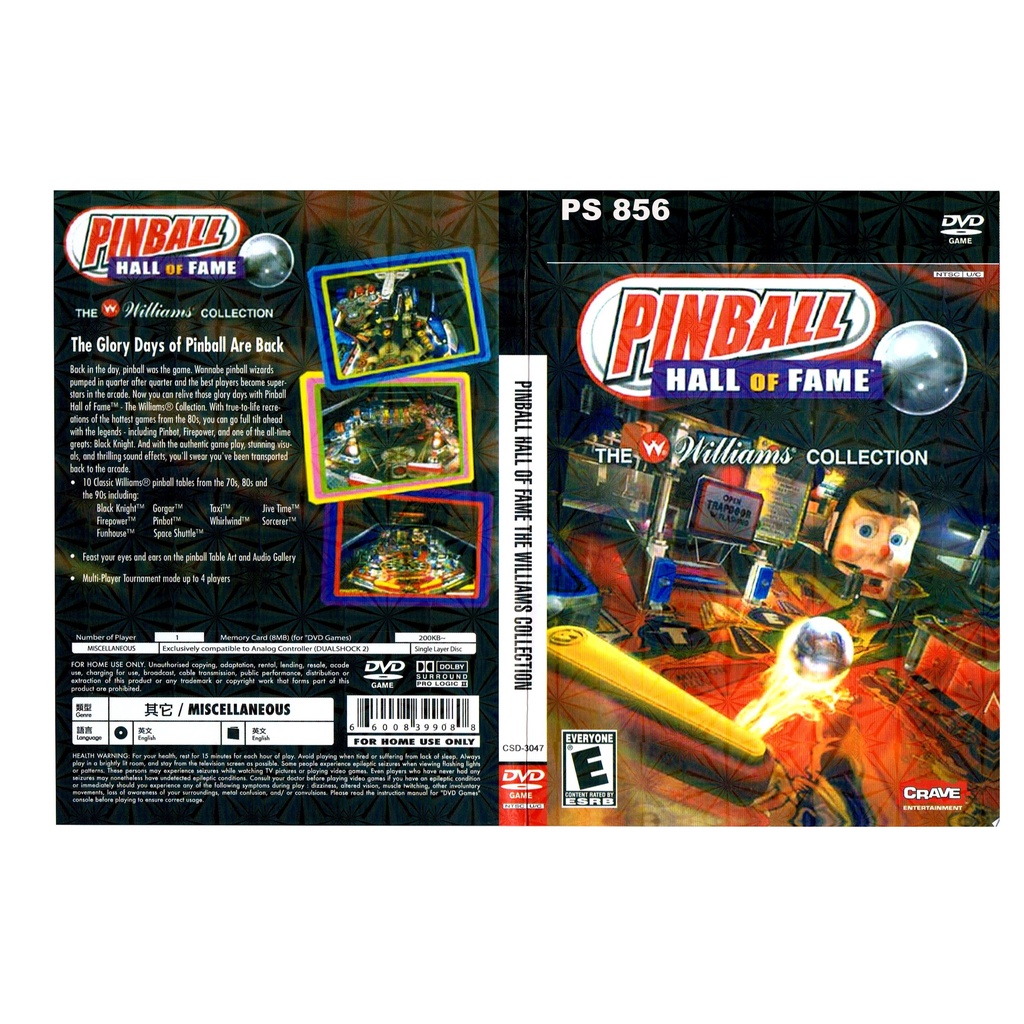 PS2 GAME COLLECTION PINBALL HALL OF FAME | Shopee Malaysia