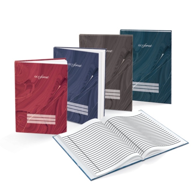 CAMPAP Ecoforest Hard Cover Quarto Book F5 50gsm 120/200/300/400 pages ...