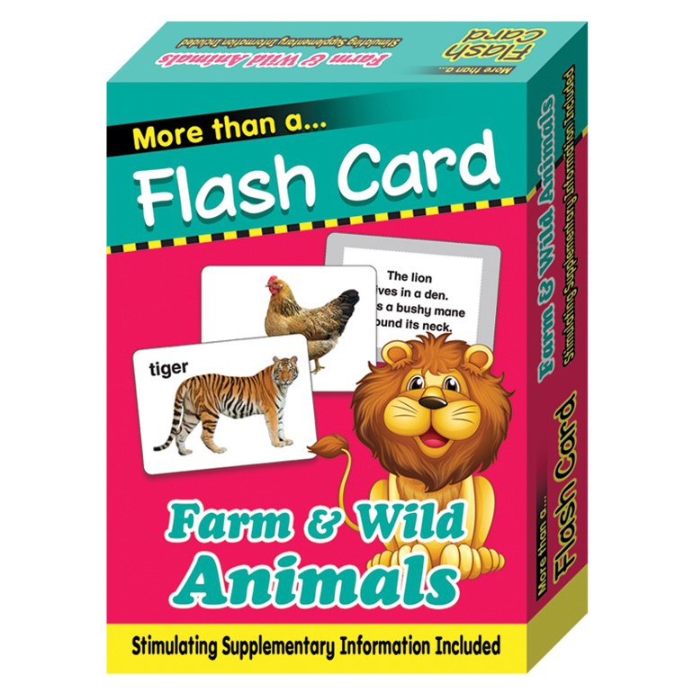 Flash Card Farm & Wild Animal | Shopee Malaysia