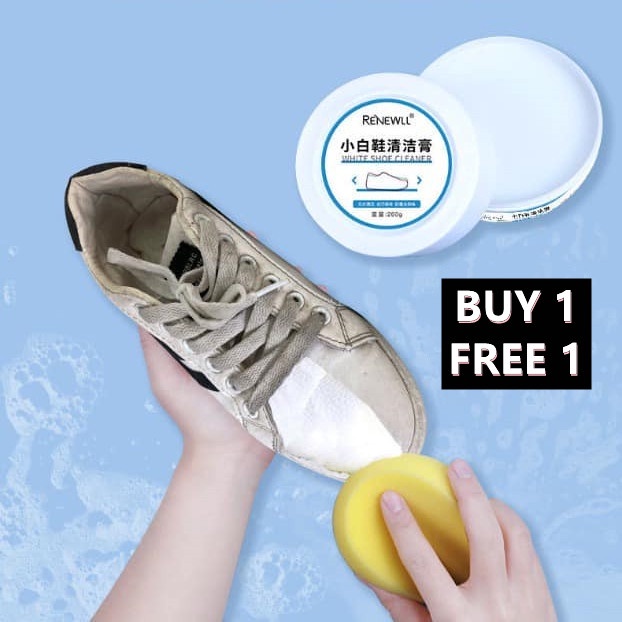 BUY 1 FREE 1 White Shoe Cleaner Shoe Cleaning Agent Shoe Polish Shoe ...
