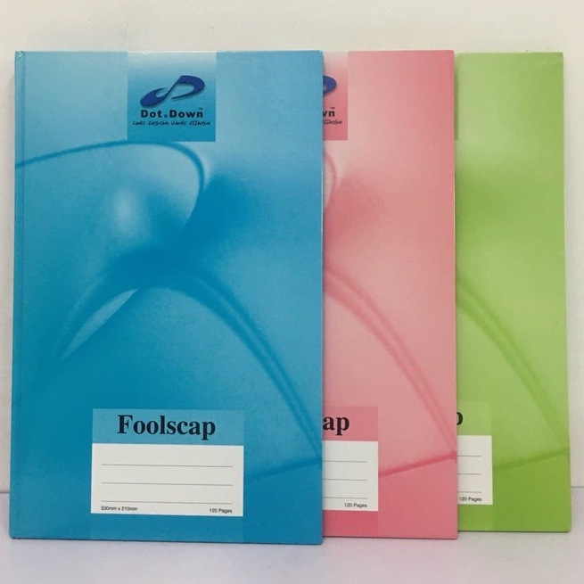 HARDCOVER BOOK FOOLSCAP 120PG DD2003-120 - DOT.DOWN | Shopee Malaysia
