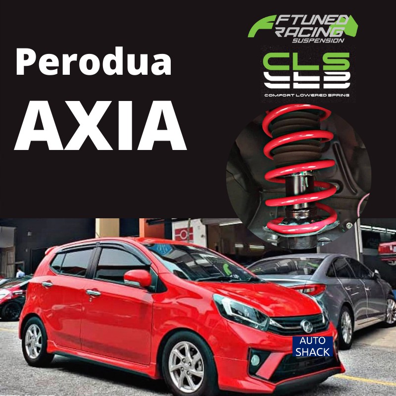 Perodua Axia F Tuned CLS Series Comfort Lowering Spring Suspension ...