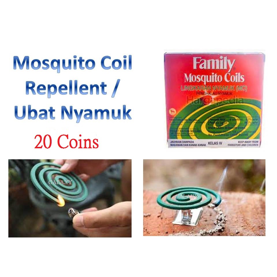 Family Mosquito Coil (20 coils)Ubat Nyamuk Mosquito Repellent Nyamuk ...