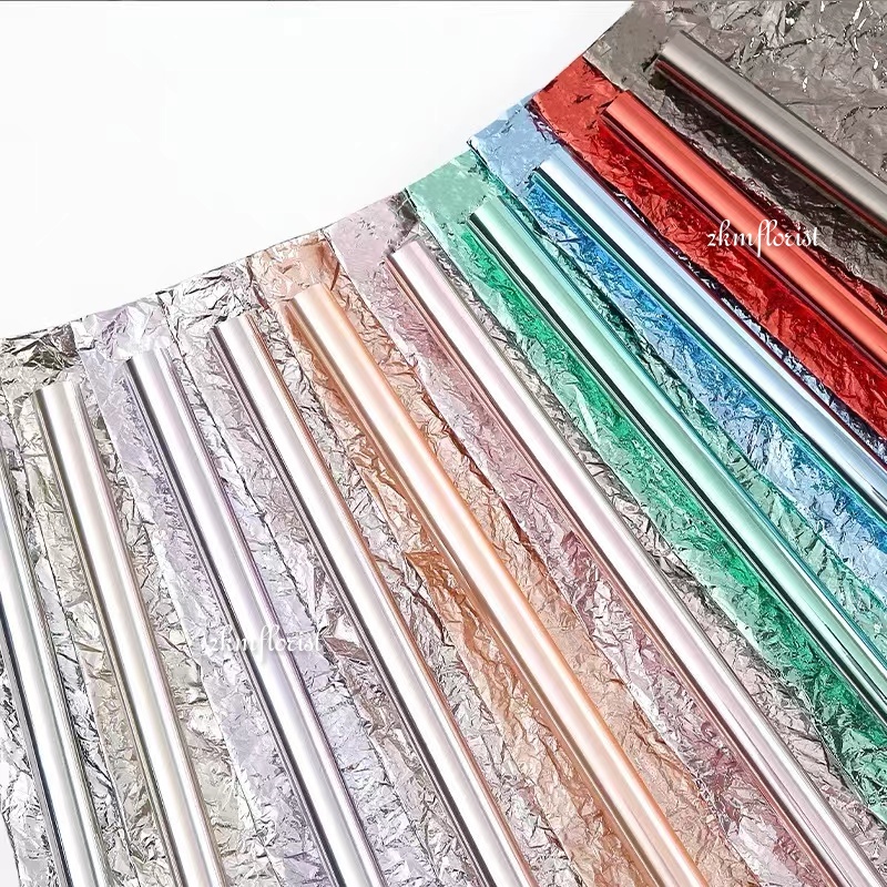 (30PCS)SYDNEY METALLIC PAPER Flower Wrapping Paper Bouquet Gift Florist ...