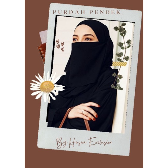 READY STOCK .PURDAH PENDEK NIQAB PENDEK PURDAH NEELOFA INSPIRASI BY ...
