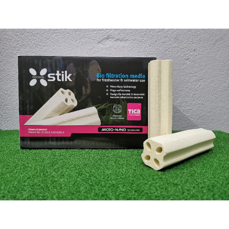(BOX)TICA Bacteria Stik. Micro-Nano Bacteria House. High Porosity Bio ...