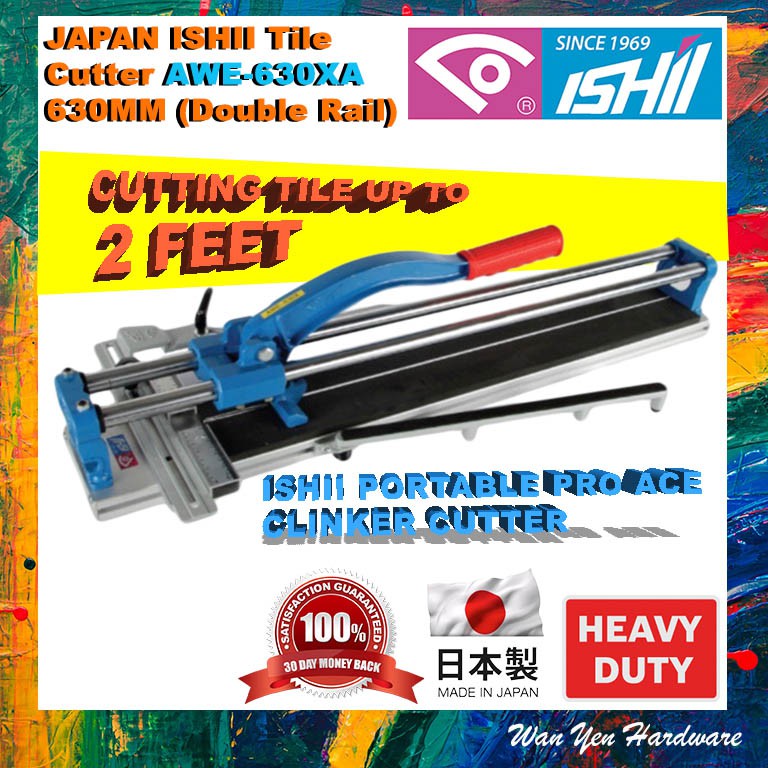 🇯🇵 Japan Made AWE-630XA ISHII Tile Cutter Machine 630mm 25" / Jubin Cutter / Mesin Potong Jubin ...