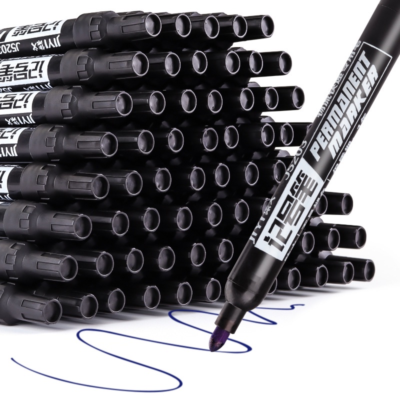 High Quality Waterproof Lasting Black Blue Red Art Markers/1.5mm Fine ...