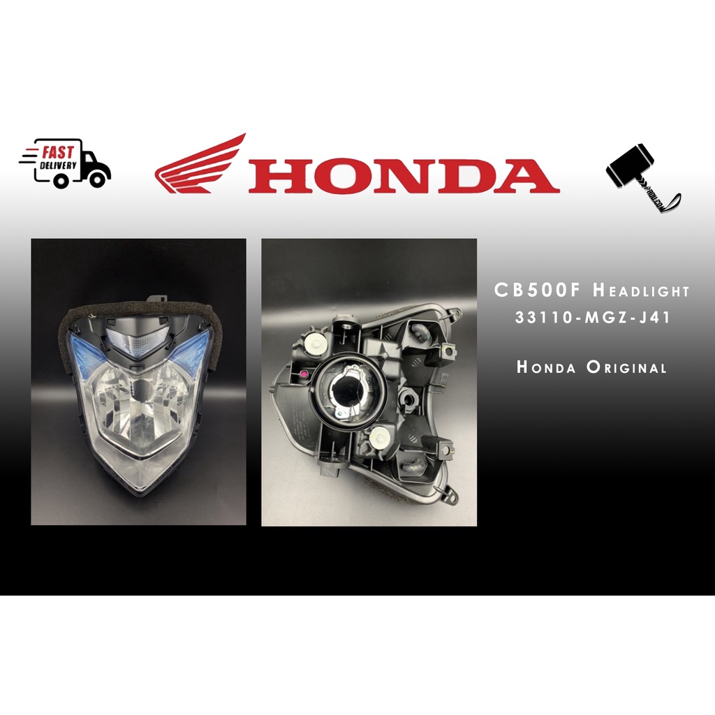 Honda Original CB500F Headlight 33110-MGZ-J41 | Shopee Malaysia