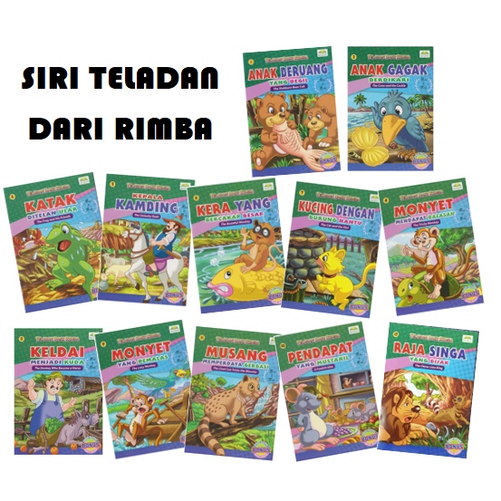 DWIBAHASA BUKU CERITA SIRI TELADAN DARI RIMBA | Shopee Malaysia