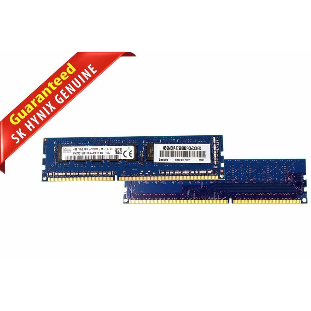 SK Hynix 4GB 1Rx8 PC3L-12800U DDR3L 1600Mhz DIMM RAM Desktop Memory T054x2 (Used ) | Shopee Malaysia