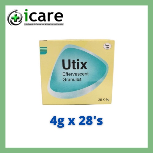 UTIX EFFERVESCENT GRANULES 4G x 28'S ( EXP DATE : 03/2027 ) | Shopee ...