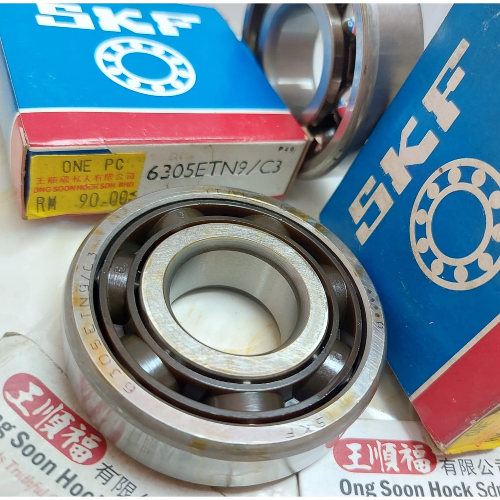 SKF 6305 ETN9 Bearing 25x62x17mm Mercedes W123 Layshaft Gear Box Front ...