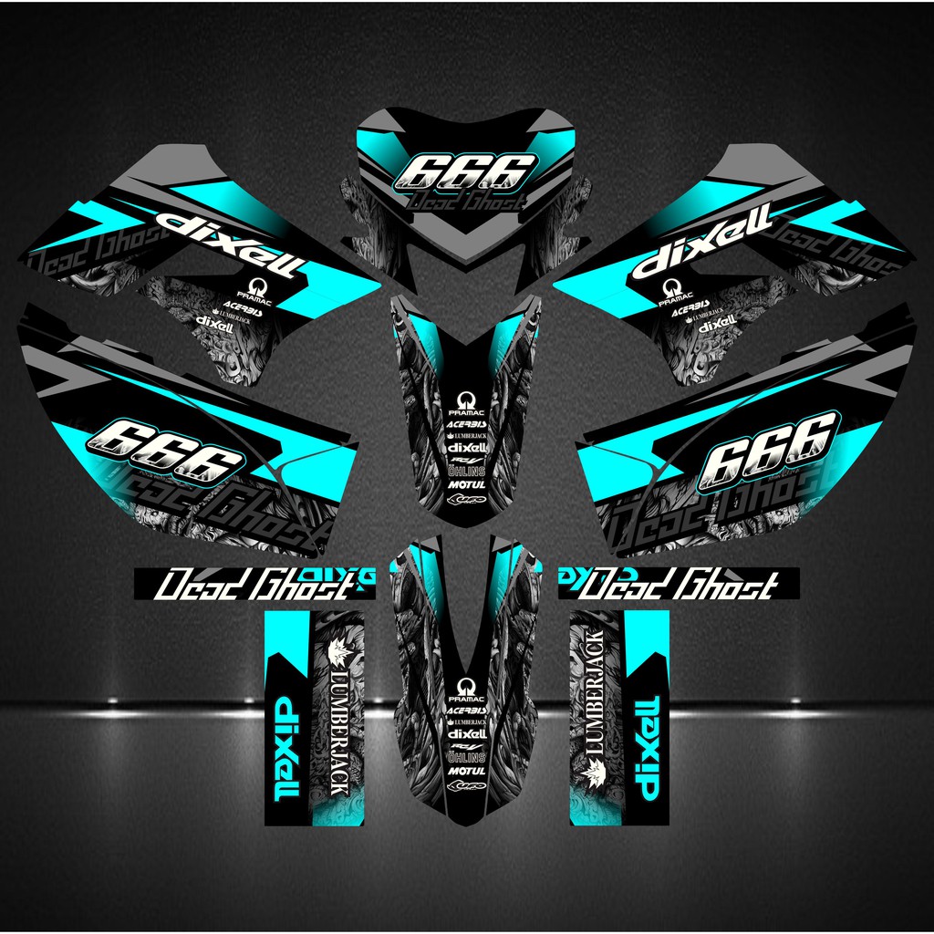Decal KLX 150 L/S BLUECYAN 2020 | Shopee Malaysia