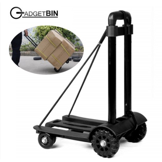 Multifunctional Fordable Trolley Shopping Cart Travel Luggage Carrier ...