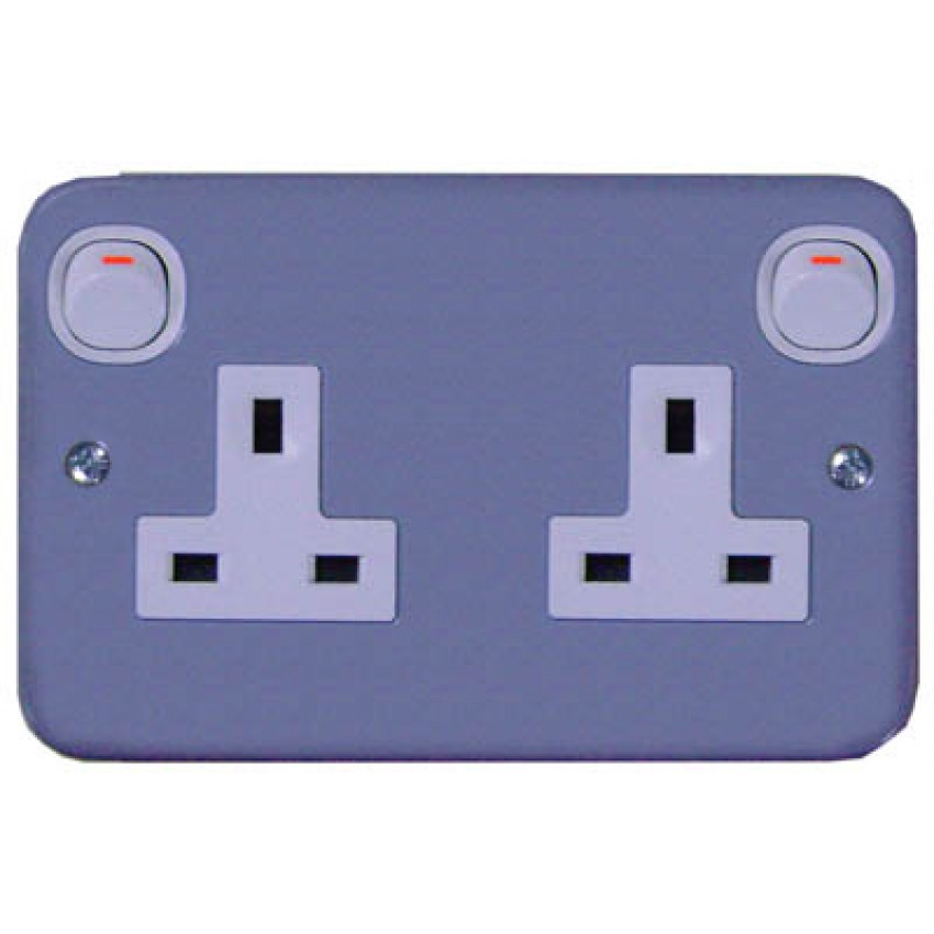 SCHNEIDER ESM25 ESM SERIES SWITCHED SOCKET OUTLET 13A 2G | Shopee Malaysia